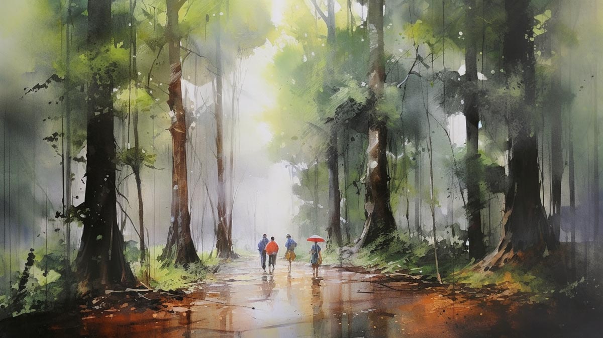 4 Rain Meditations | How To Deal With Anger | Healing Forest